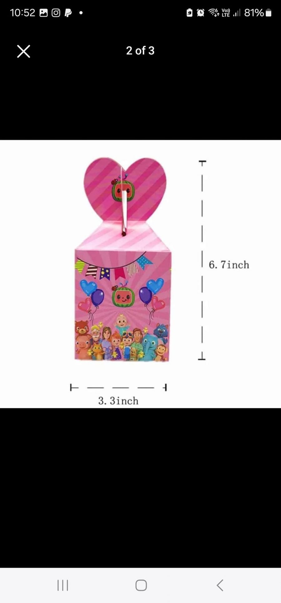 Coco melon gift candy box - JK Deco